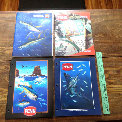 Lot of 4 Penn Fishing Catalogs 1997 2004 2008 2012 | eBay