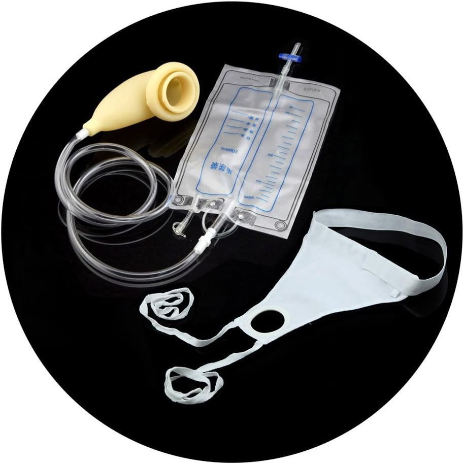 Men Portable Wearable Urinal Urine Bag Collector Toilet Male Travel US ...