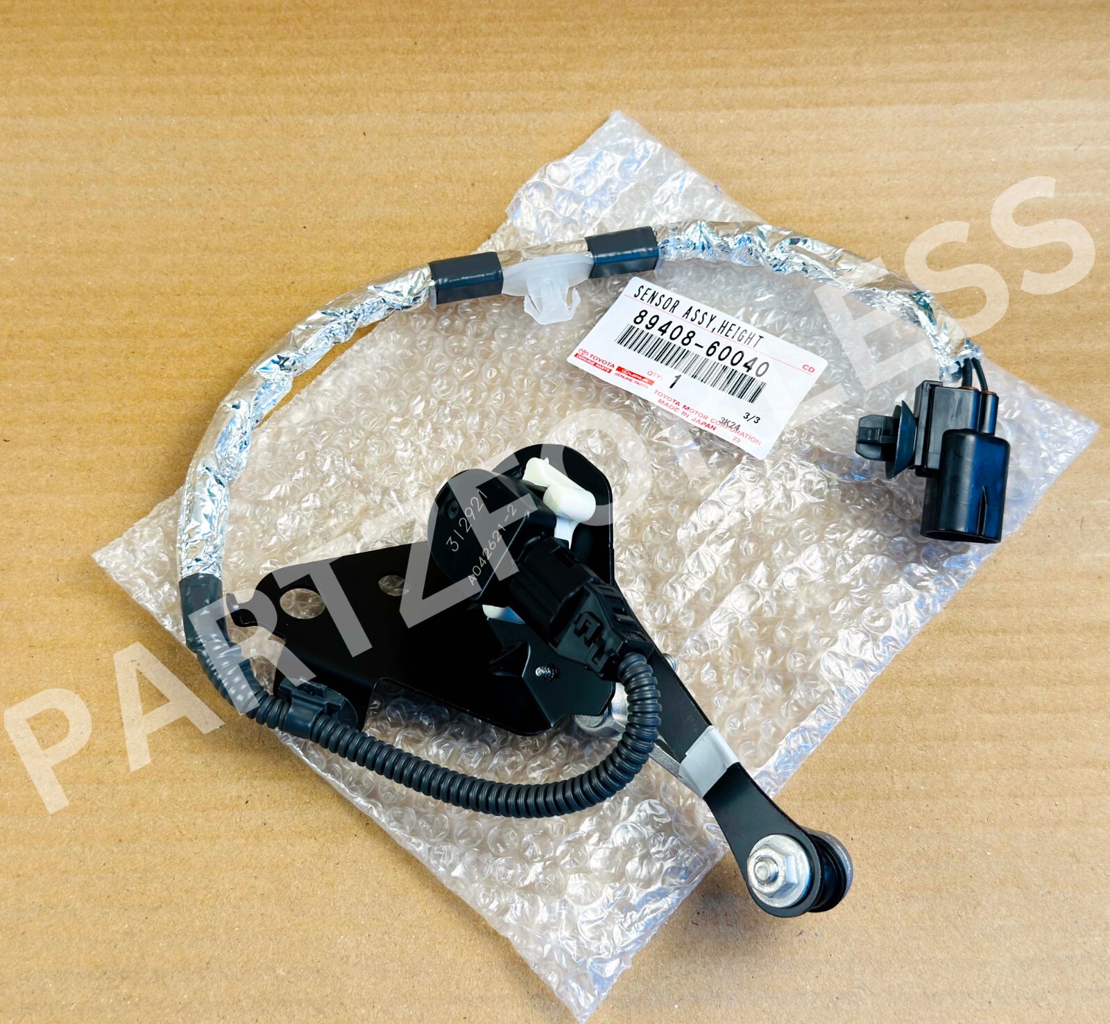 89408-60040 TOYOTA GENUINE SENSOR SUB-ASSY, HEIGHT CONTROL, REAR LH ...