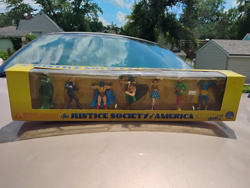 Justice Society of America JSA #2 DC Direct 7-Action Figure Set (Series ...