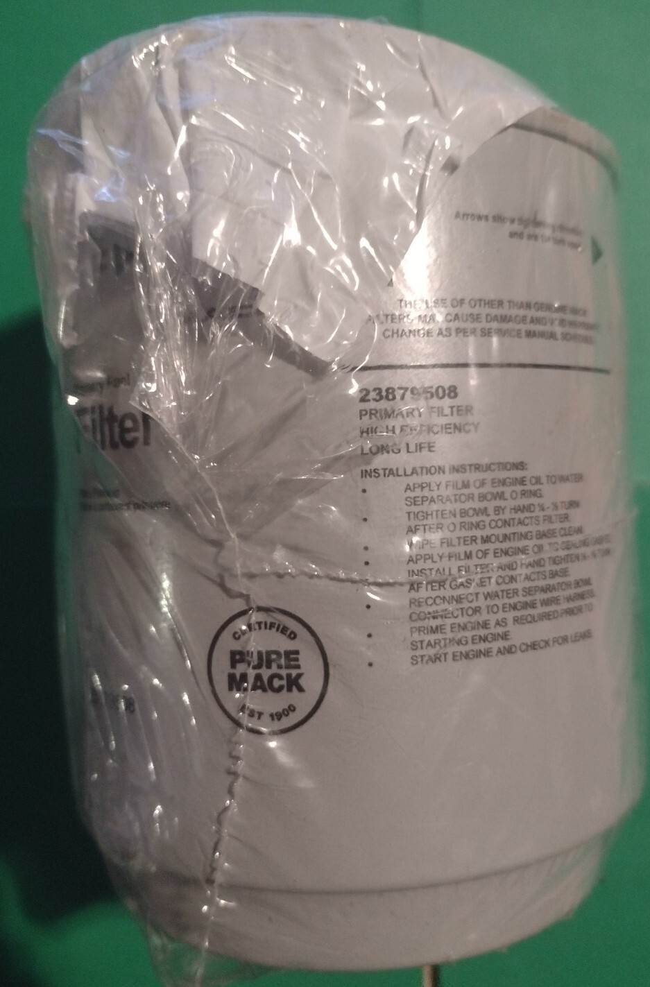 MACK 23879508 - Cross reference fuel filters