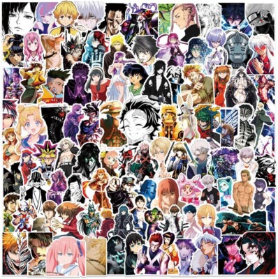 Rafflesia Anime Stickers Mixed 104 Pcs Stickers from 33 Top Series | eBay