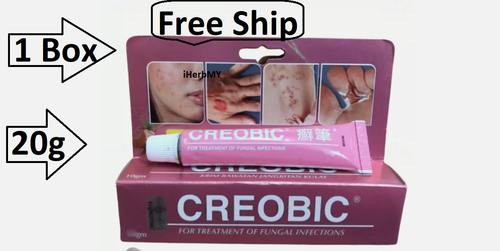 1 X Creobic Treatment Cream 20g Cure Skin Ringworm Parasites Itching ...