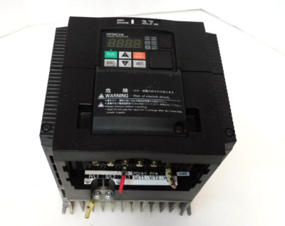 HITACHI WJ200 INVERTER WJ200-037LF VER 3.2 200V 3.7kW 3PH 23.0/20.5A | eBay