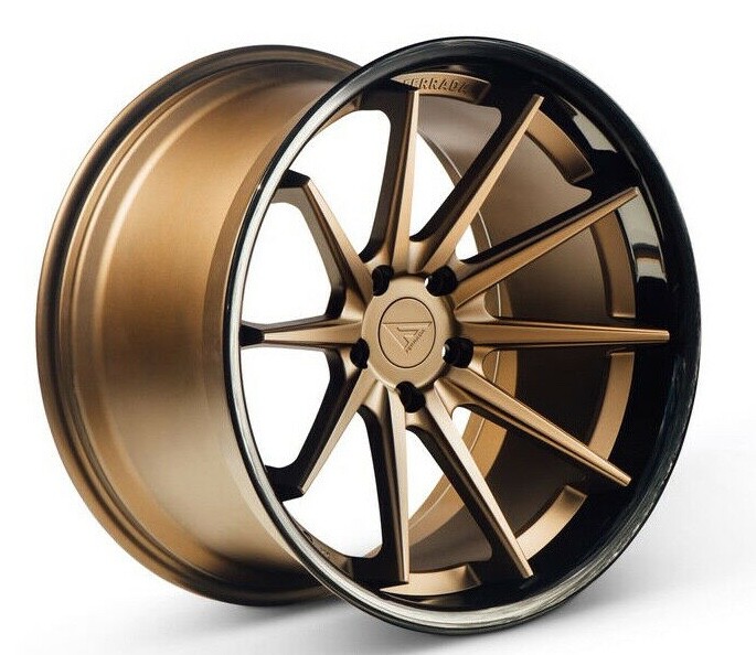 22" FERRADA FR4 MATTE BRONZE CONCAVE WHEELS RIMS FITS DODGE CHARGER RT ...