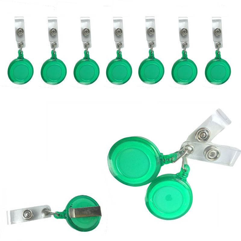 Lot 10 ID Badge Holders Retractable Key Clip Retail And Wholesale ...