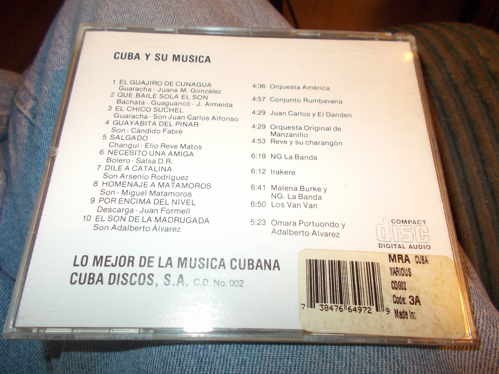 CUBA Y SU MUSICA CD | eBay