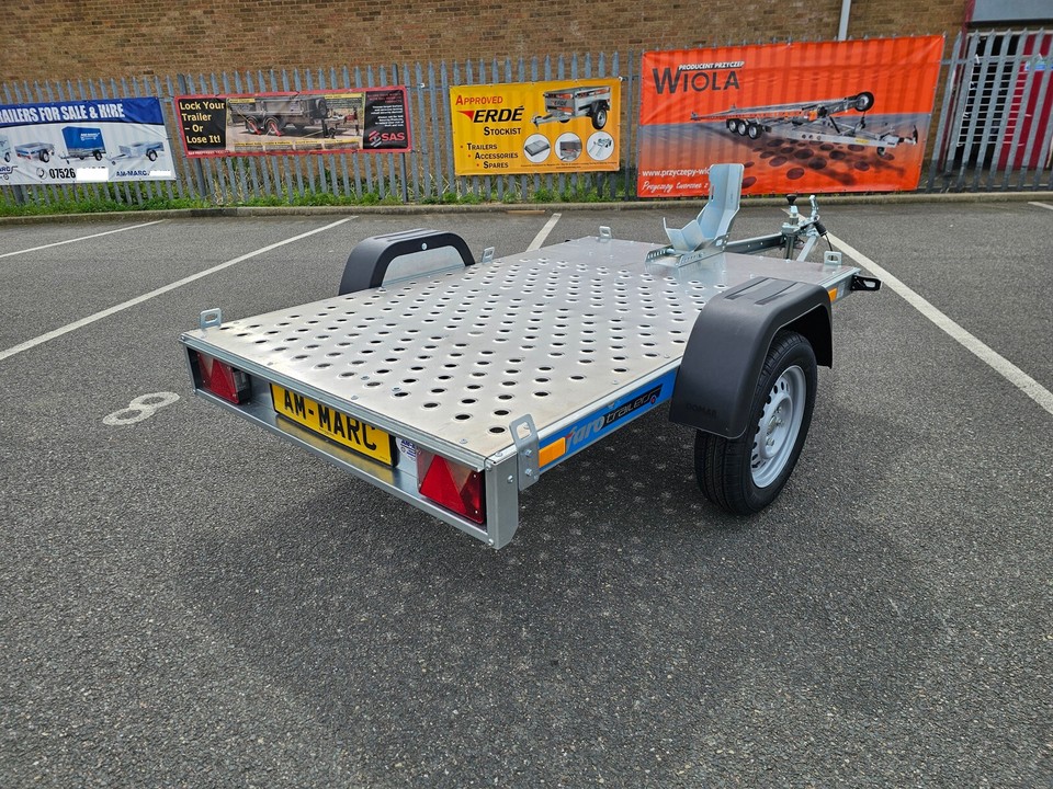 New Faro Trailer Motorbike Motorcycle Trailer Quad Bike 205 x 125cm GVW ...