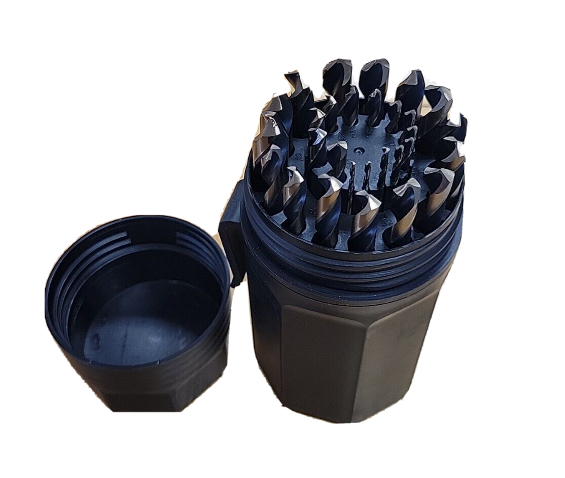 Viking Drill 29Pc AQF-29P Bully Premium Gold And Black Drill Bit Set Made in USA | eBay