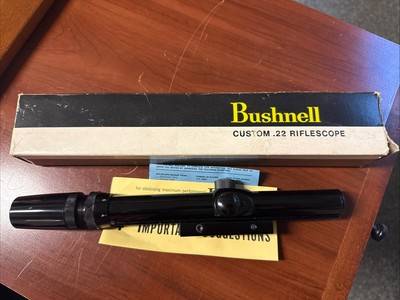 Bushnell Custom 3x-7x .22 Rimfire Rifle Scope Made In Japan W/ Base | eBay