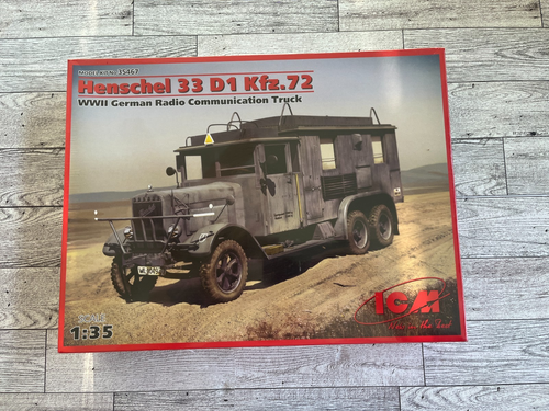 ICM - Henschel 33 D1 Kfz 72 - 1/35 - #35467 | eBay