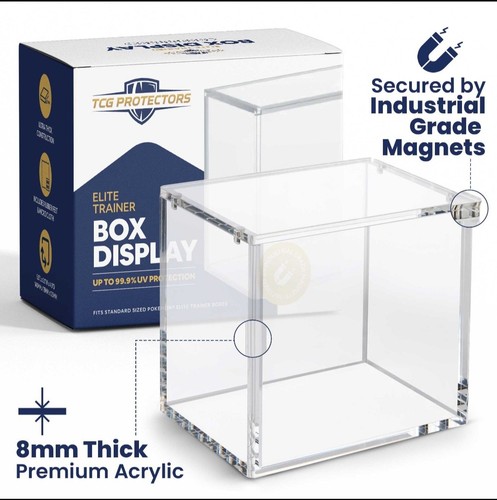 Pokemon ETB Acrylic Case Magnetic UV Display Elite Trainer Box ...