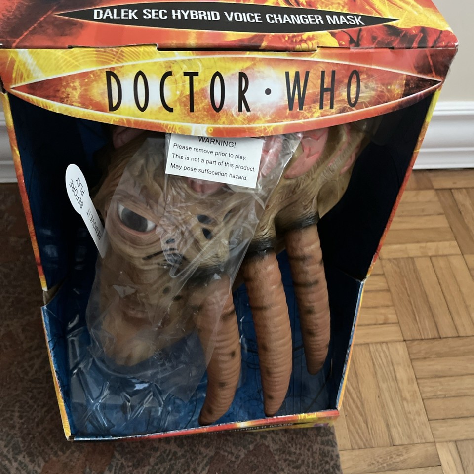 Doctor Who Dalek Sec, voice changer mask. Unused. Boxed | eBay UK