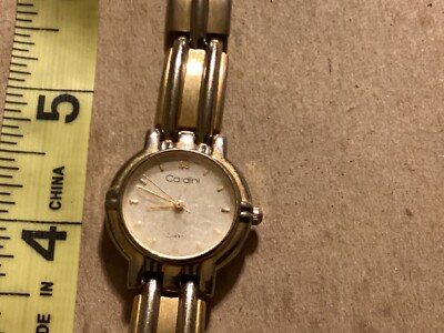 Cardini ladies watch - Gold Dial & Gold Band - New Battery - Runs ...