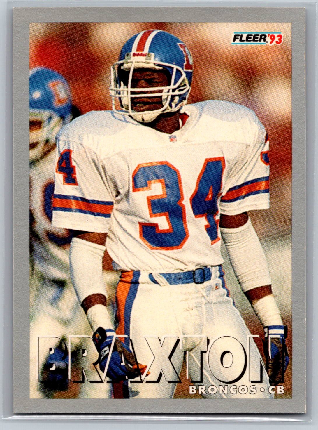 1993 Fleer Football #446 Tyrone Braxton Denver Broncos | eBay
