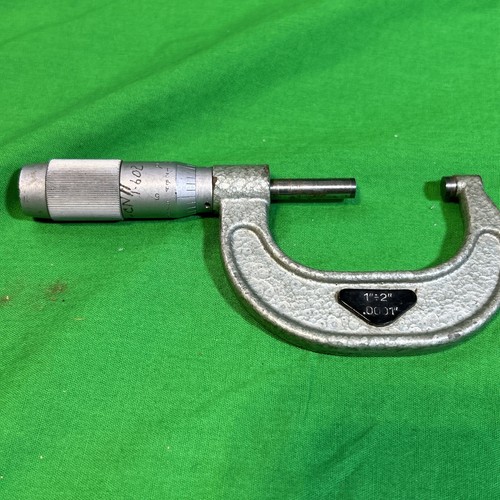 Vintage VIS 1-2" Micrometer .0001" Made In Poland Used | eBay