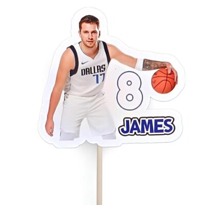 LUKA DONCIC BASKETBALL personalised Cake Topper, Glossy | eBay