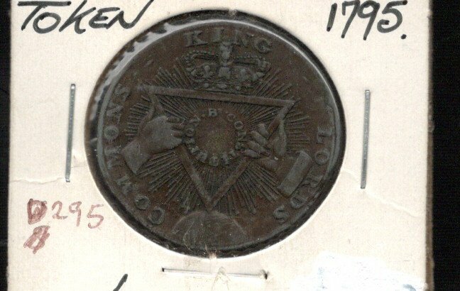 GB UK TOKEN: BRITISH HALFPENNY TOKEN 1795 SISE LANE VGC Payable House ...