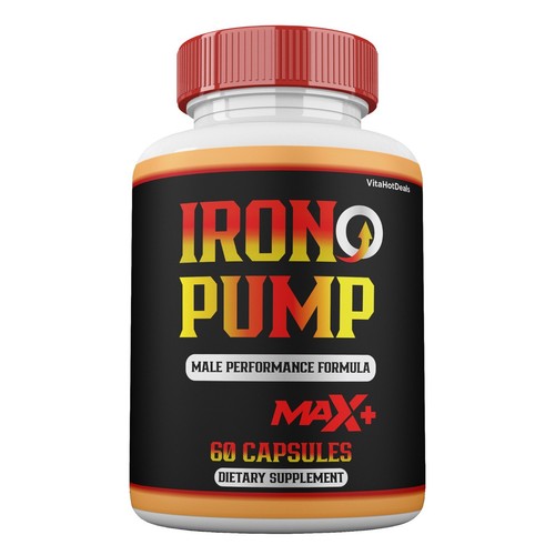 Iron Pump Max + Capsules, Iron Pump Max+ Pills for Men, Male Health (5 ...