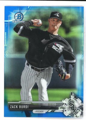 Zack Burdi 2017 Bowman Chrome Blue Serial #d 51/150 Chicago White Sox ...