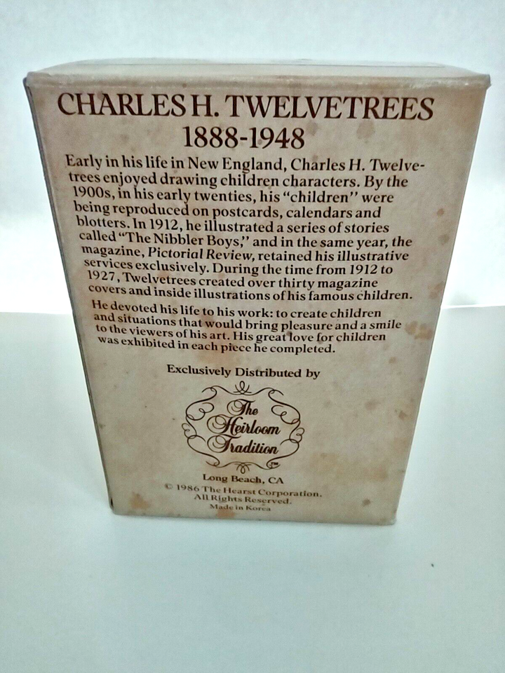 Children Of C. H. Twelvetrees Ceramic Figurine Knitting Time H 1746 ...