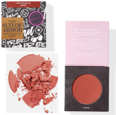 teeez cosmetics suit of armor don't blush me blush in mauve,4G Travel ...