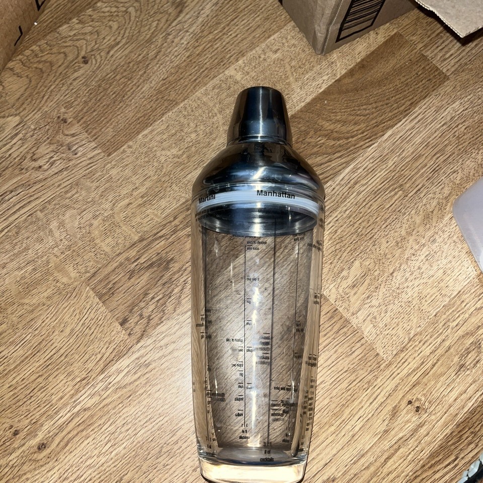 Rabbit Houdini • Recipe Cocktail Shaker • 20oz. • Glass “ NEW” | eBay