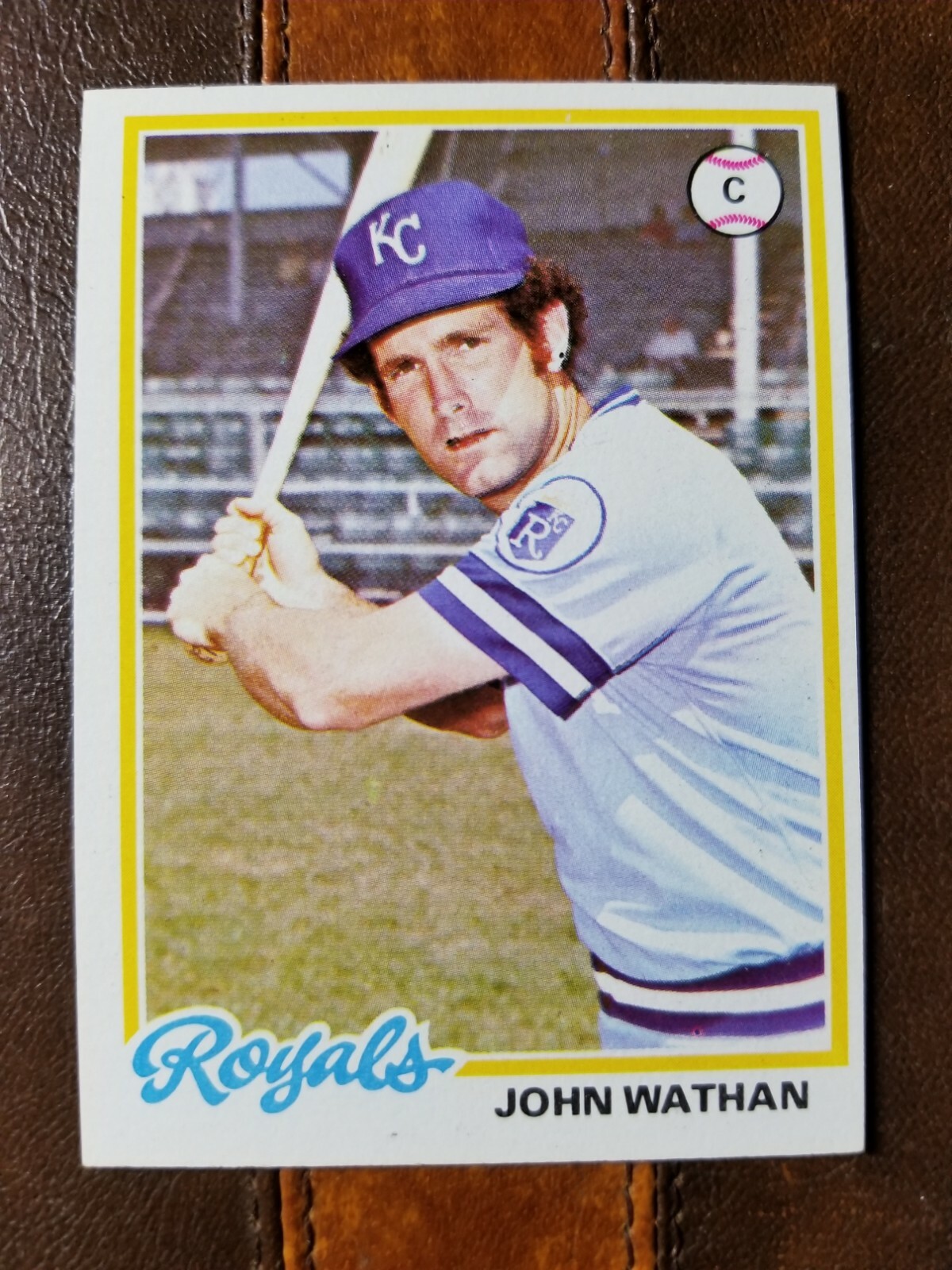 VINTAGE JOHN WATHAN #343 KANSAS CITY ROYALS - 1978 TOPPS MLB BASEBALL ...