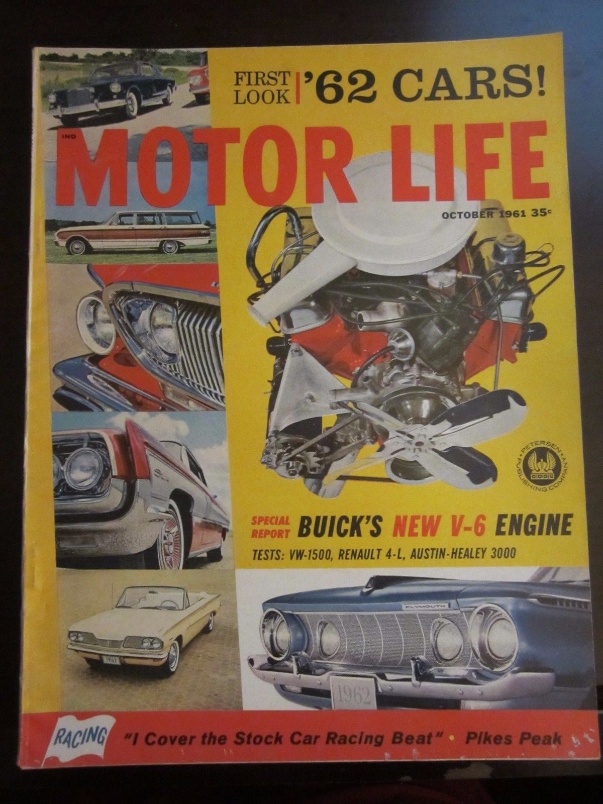 Motor Life Magazine October 1961 Buick V-6 First Look '62 Cars (R) EE ...