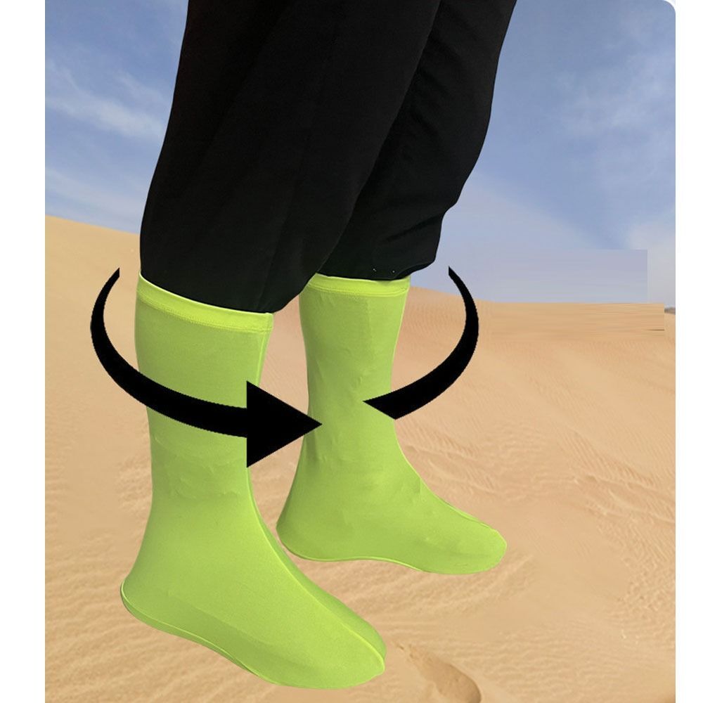 1Pair Green High Tube Shoe Cover Reusable Overshoes Outdoor Hiking ...