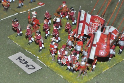 25mm ECW / english - pike & shot 28 figures - inf (42467) | eBay