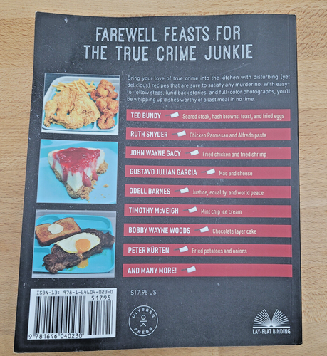 Serial Killer Cookbook : True Crime Trivia and Disturbingly Delicious ...