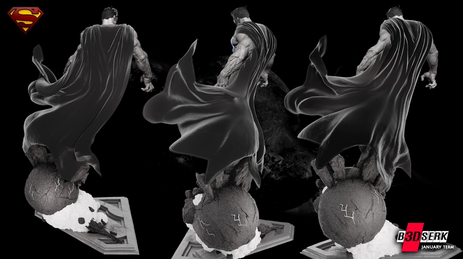 ERADICATOR Statue DC Superman Justice League Resin Model Kit B3DSERK | eBay