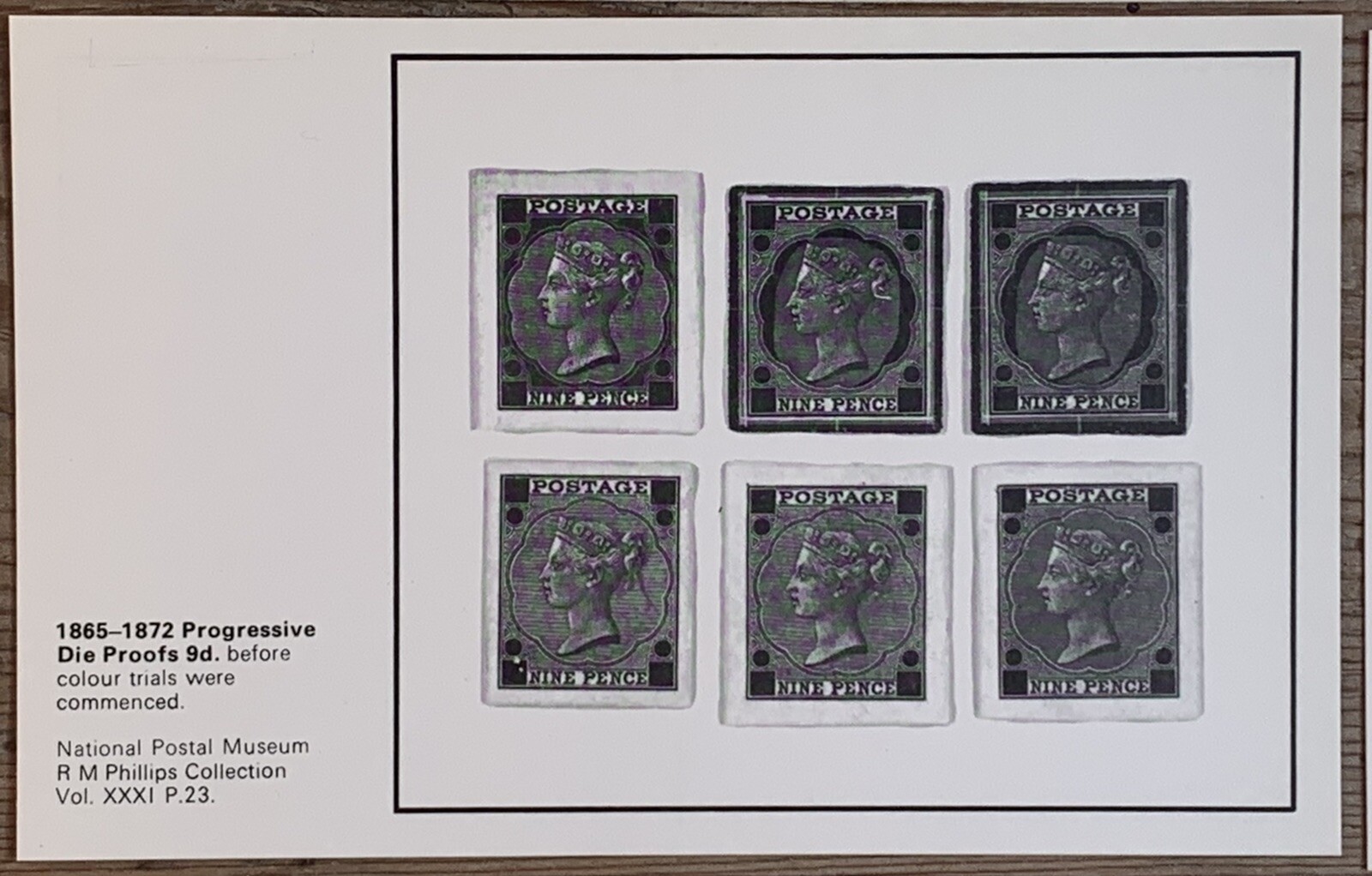 NATIONAL POSTAL MUSEUM POSTCARDS - Series 4 2nd print, 1979 - 6 card ...