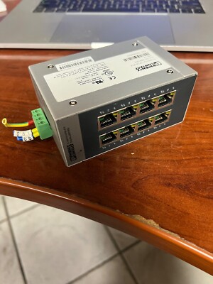 PHOENIX CONTACT FL SWITCH SFNB 8TX, ORDER NO. 2891002, 8 PORT ETHERNET ...