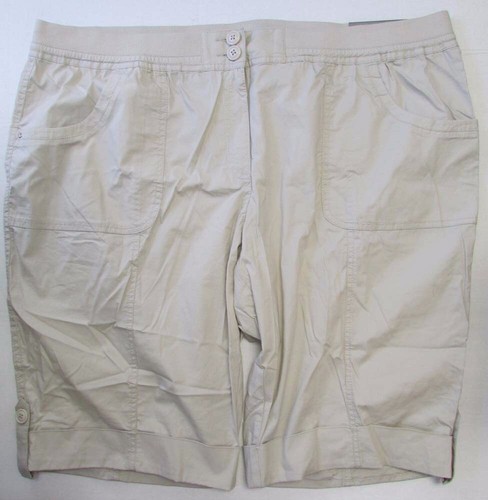 NWT JM Collection Bermuda Shorts SKIMMER Comfort Waist Tummy Control ...