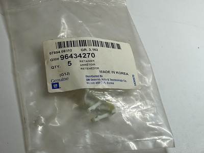 Genuine GM 96434270 Vauxhall Fuel Feed Hose Connector Retainer (Bag of ...