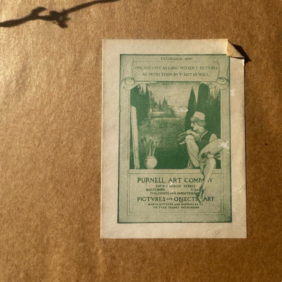 Original Antique Edward Garvey the seat of John Pollerfen Bastard ...