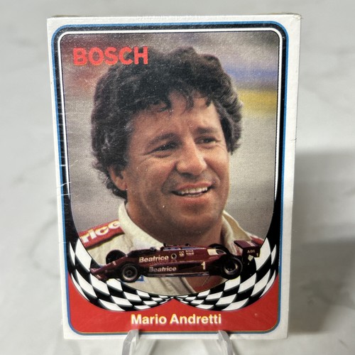 Sealed 1986 Bosch Racing Card Set Mario Andretti | eBay