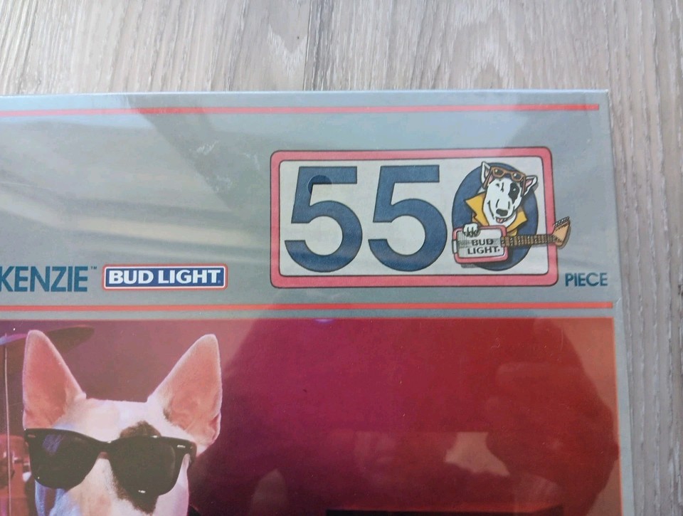 Bud Light Rockin' Spuds Mackenzie Vintage Puzzle 550 Pieces - NEW and ...