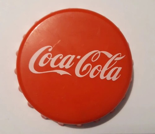 Vintage Coca-Cola Cap Shaped Bottle Opener Red Plastic | eBay