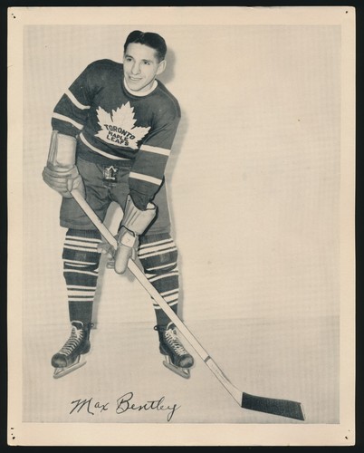 1945-1954 Quaker Oats Hockey PHOTOS -MAX BENTLEY (Maple Leafs) Still ...