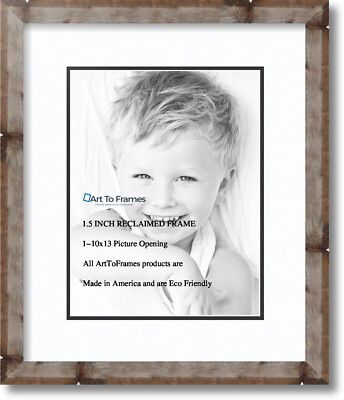 ArtToFrames Matted 14x17 Natural Picture Frame with 2" Double Mat ...