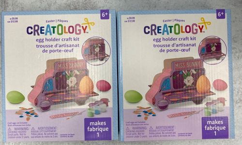 set of 2 Creatology Easter egg holder craft kit ages 6+ Sunday school ...