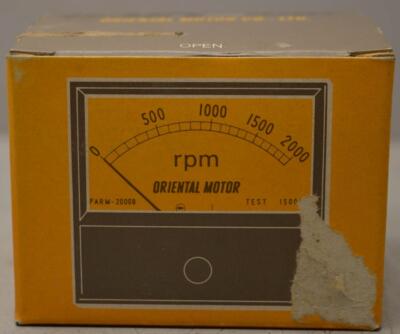 Oriental Motor Speed Indicator Model PARM-2000B ++ NEW ++ | eBay
