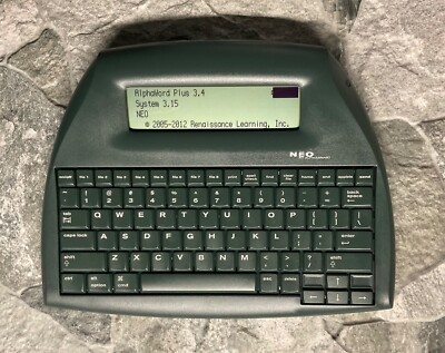 NEW 💚 AlphaSmart 💚NEO 💚 Word Processor FRESH AA BATTERIES & CR2032 USB ...