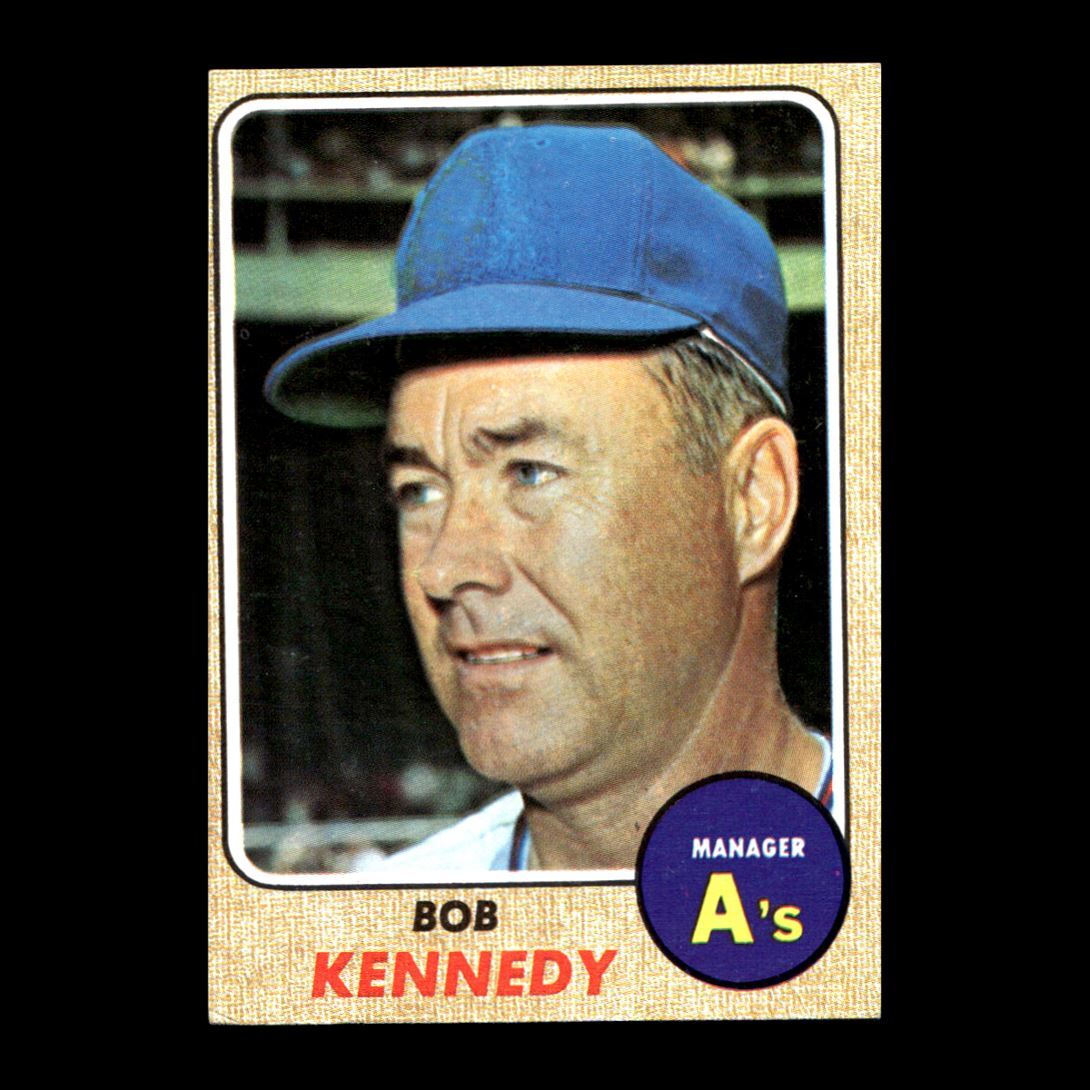 Bob Kennedy 1968 Topps Oakland Athletics #183 Nice R303 2 | eBay