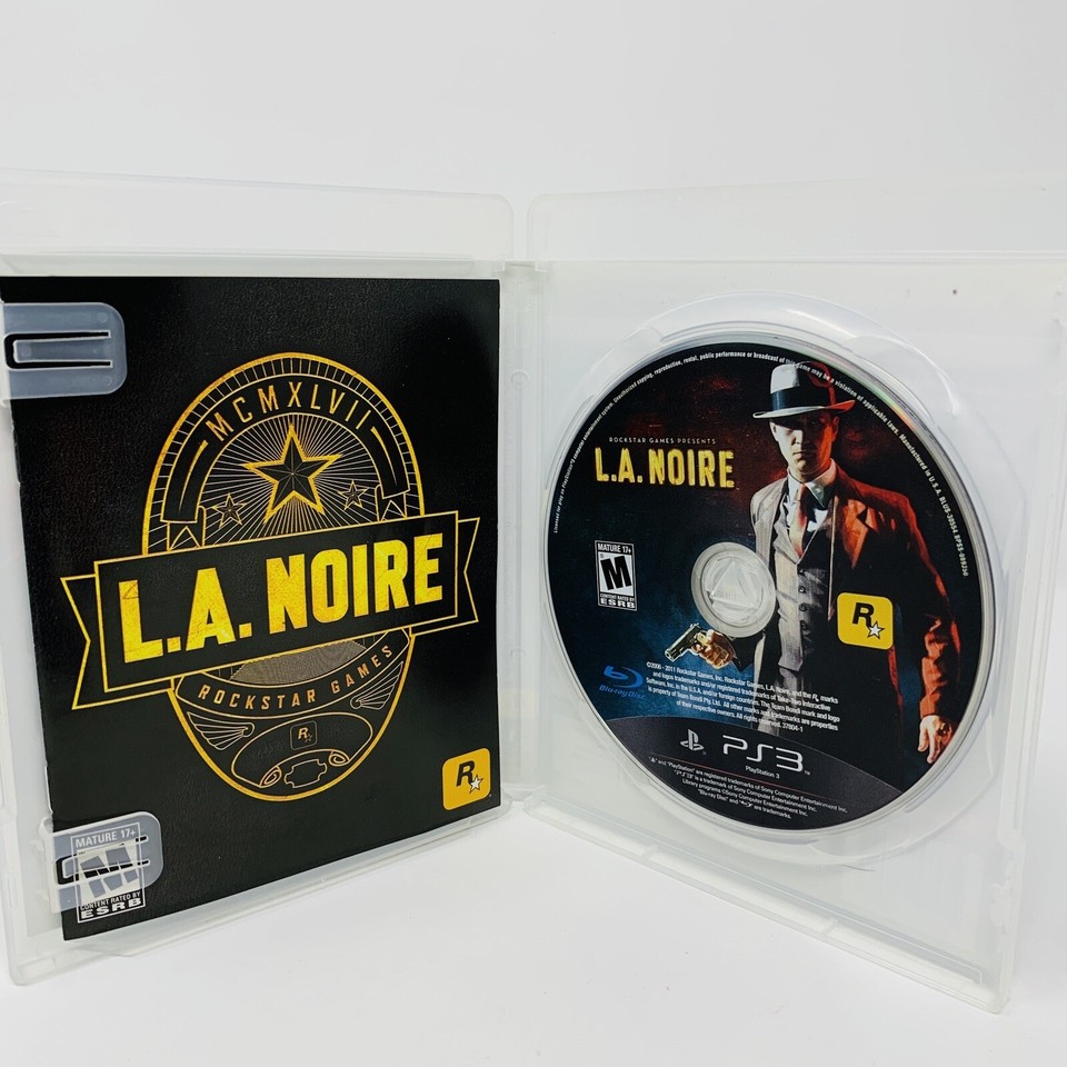 L.A. Noire Sony PlayStation 3 PS3 Game Complete With Manual Tested ...