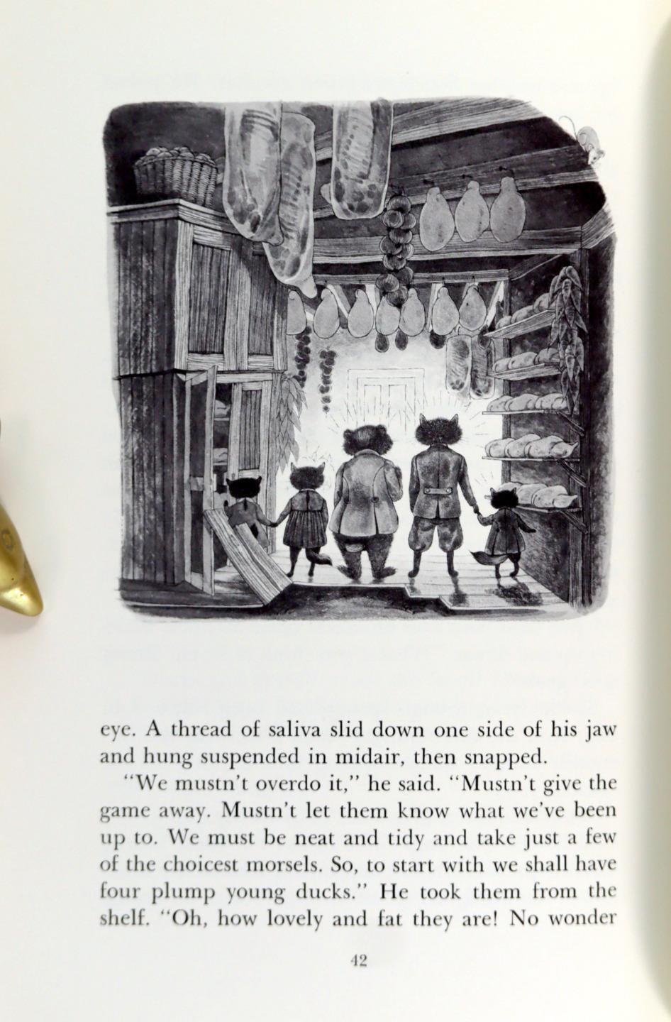 Roald Dahl Donald Chaffin 1st Ed 1970 Fantastic Mr Fox Hardcover w ...