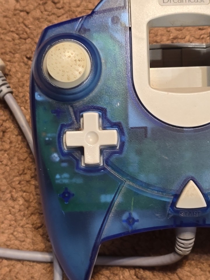 SEGA Dreamcast Controller Ocean Clear Blue HKT-7700 OEM TESTED | eBay